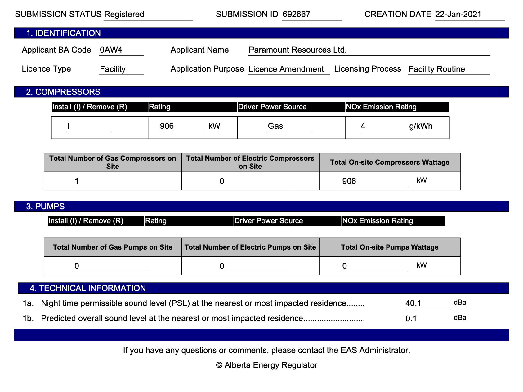 Paramount Resources Ltd. Compressor Upgrade – Oil Gas Leads