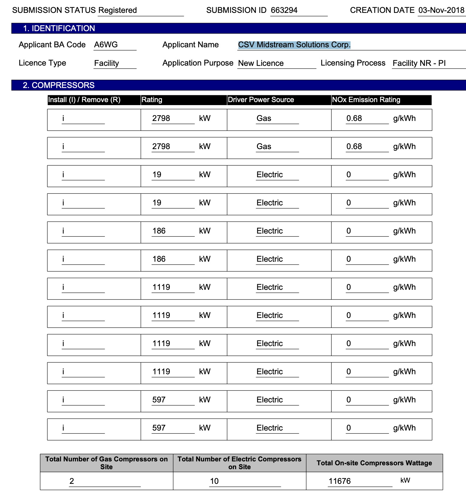 CSV Midstream Albright Gas Plant Project – Oil Gas Leads