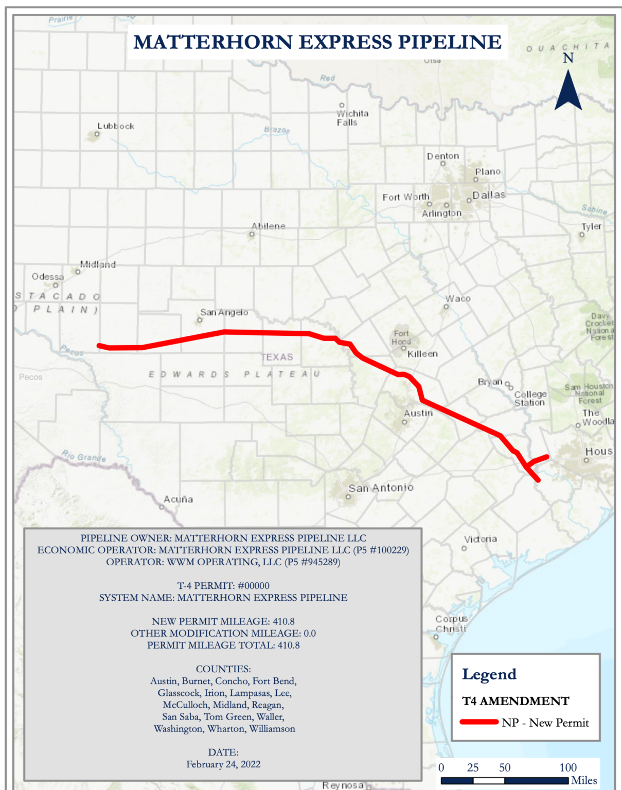 WhiteWater Midstream - Matterhorn Pipeline Project – Oil Gas Leads