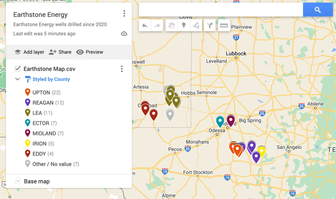 Earthstone Energy – Oil Gas Leads