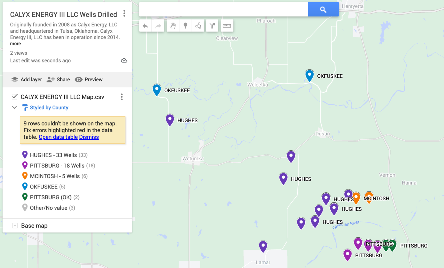 Calyx Energy, LLC – Oil Gas Leads