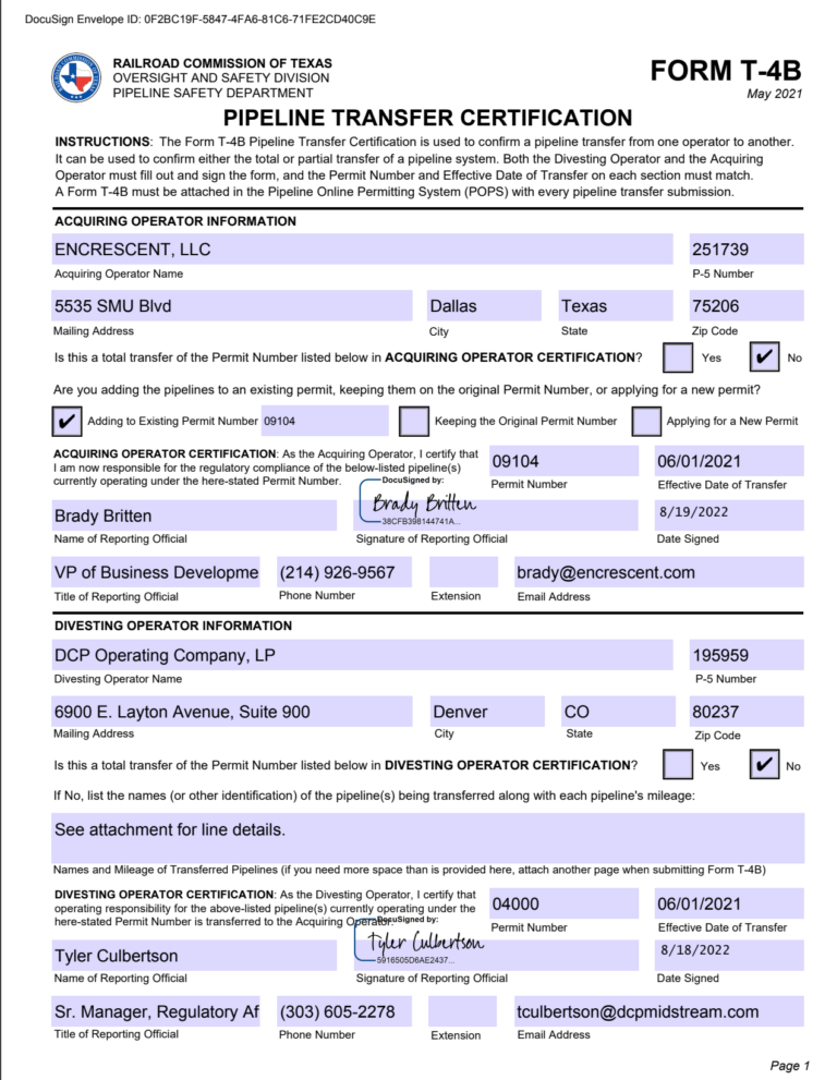 Texas Oil & Gas Pipeline and Facility Projects Oct 24, 2022 – Oil Gas Leads