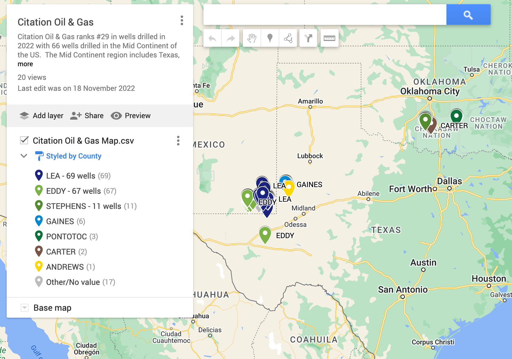Citation Oil & Gas – Oil Gas Leads