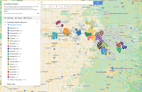 Anadarko Basin – Oil Gas Leads