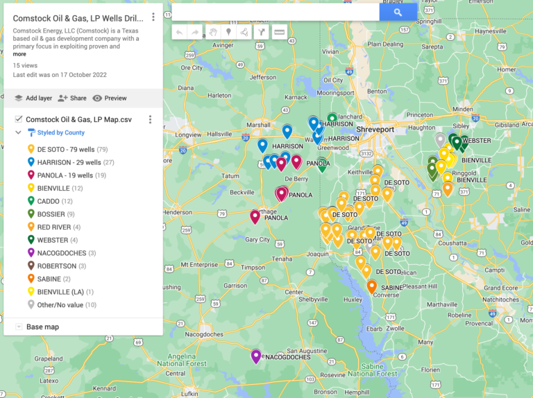 Comstock Resources – Oil Gas Leads