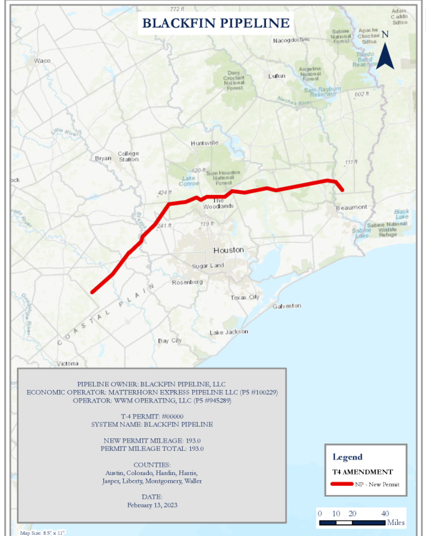 WhiteWater Midstream 185 Mile Blackfin Pipeline Approval – Oil Gas Leads