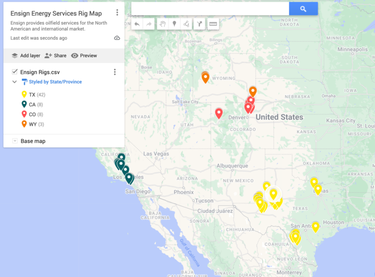 Ensign Energy Services Rig Locator – Oil Gas Leads