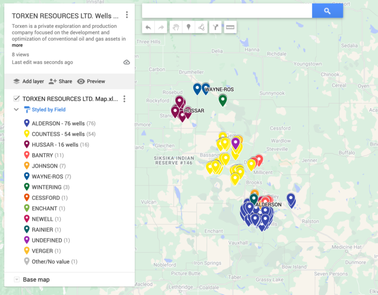Torxen Resources Ltd. – Oil Gas Leads