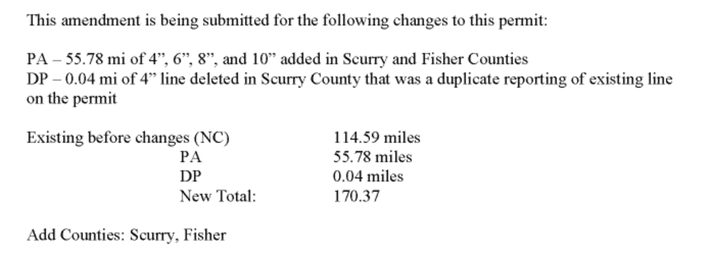 Producers Midstream 55 mile pipeline addition to SCURRY MIDSTREAM ...