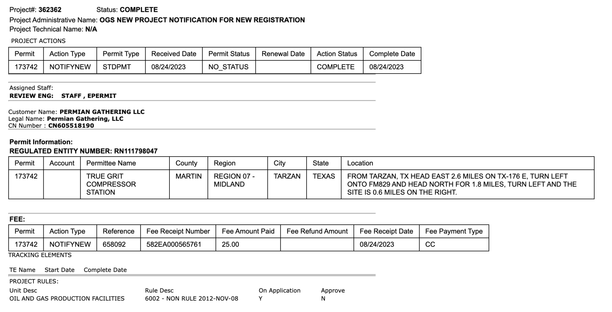 Brazos Midstream new air permit approved for a compressor station ...