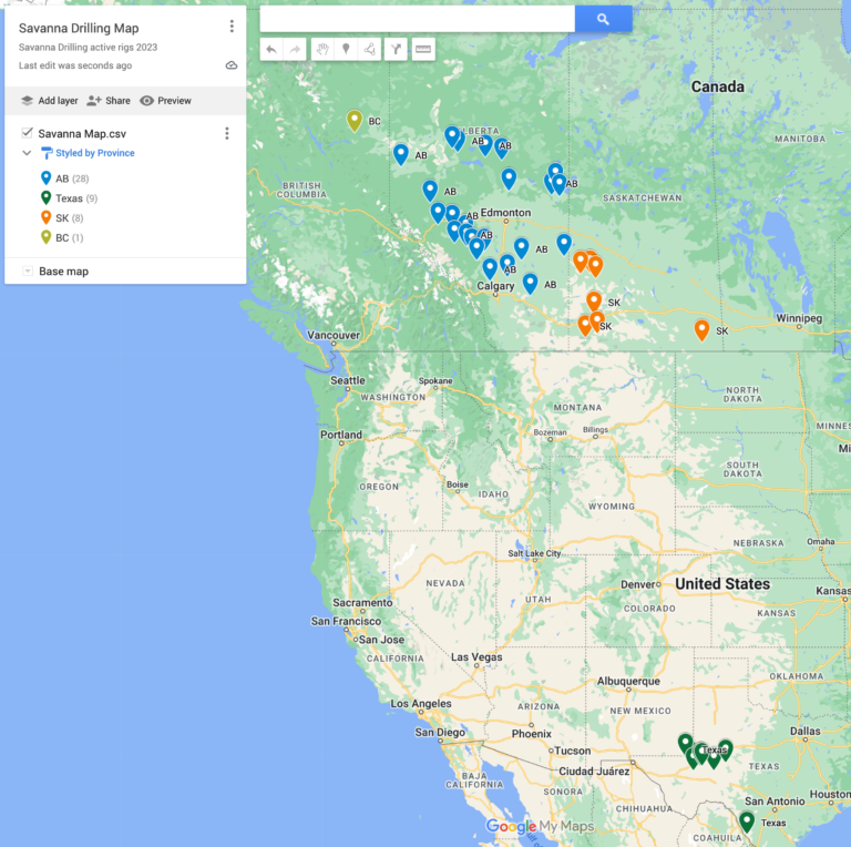 Savanna Drilling – Oil Gas Leads