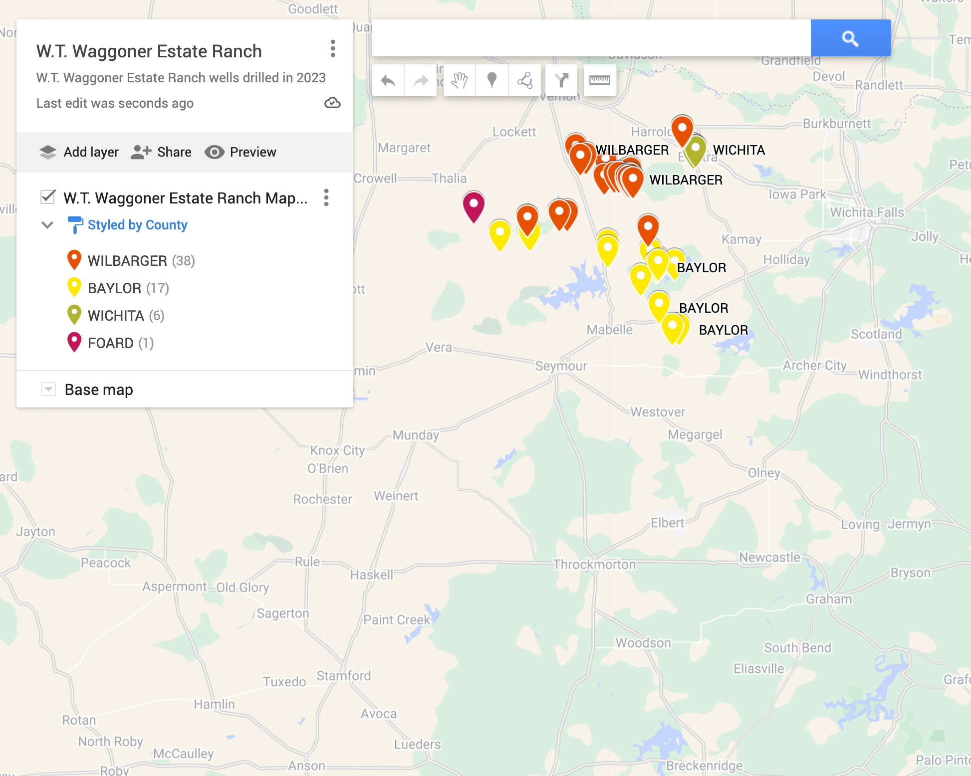 W.T. Waggoner Estate Ranch – Oil Gas Leads