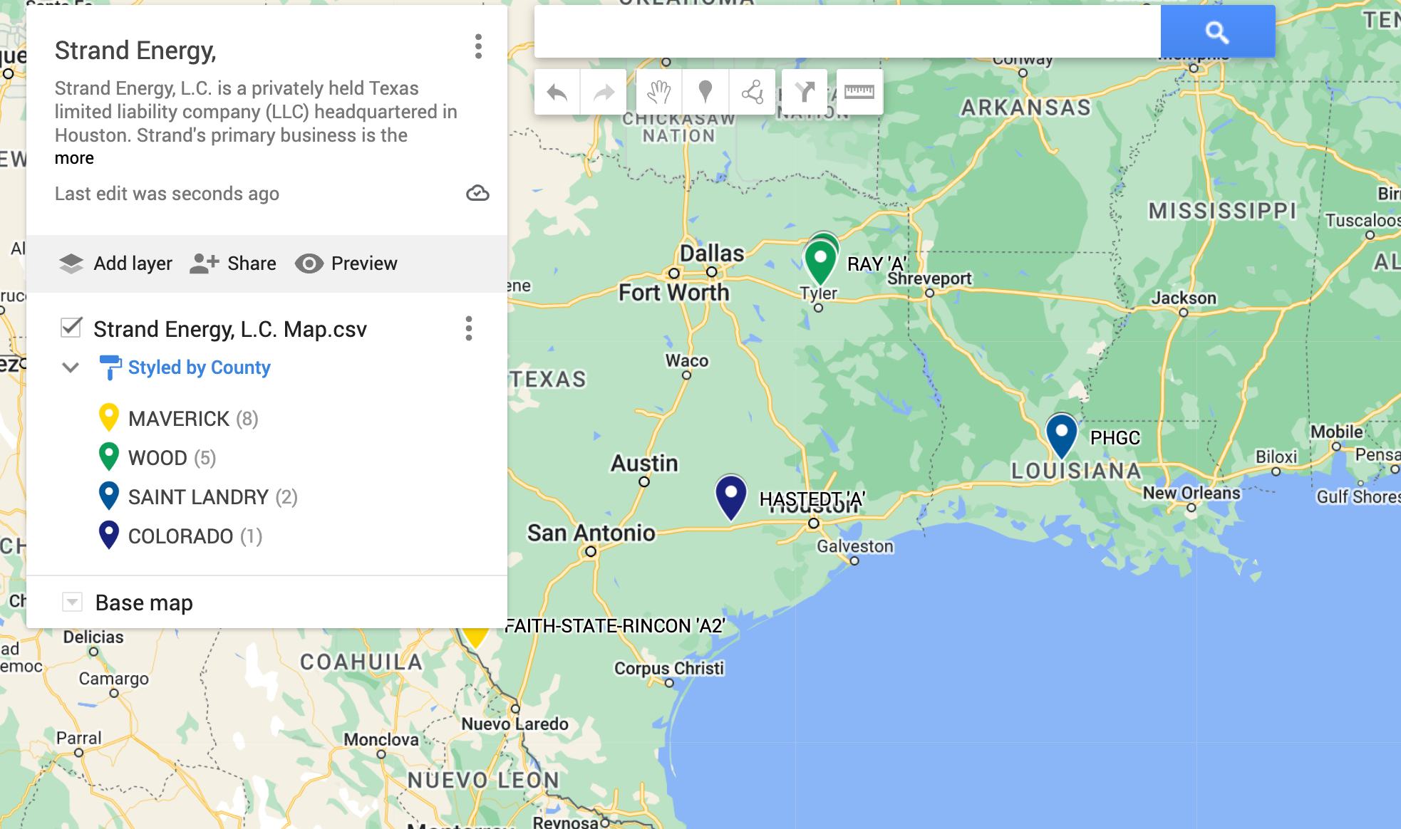 Strand Energy, L.C. – Oil Gas Leads