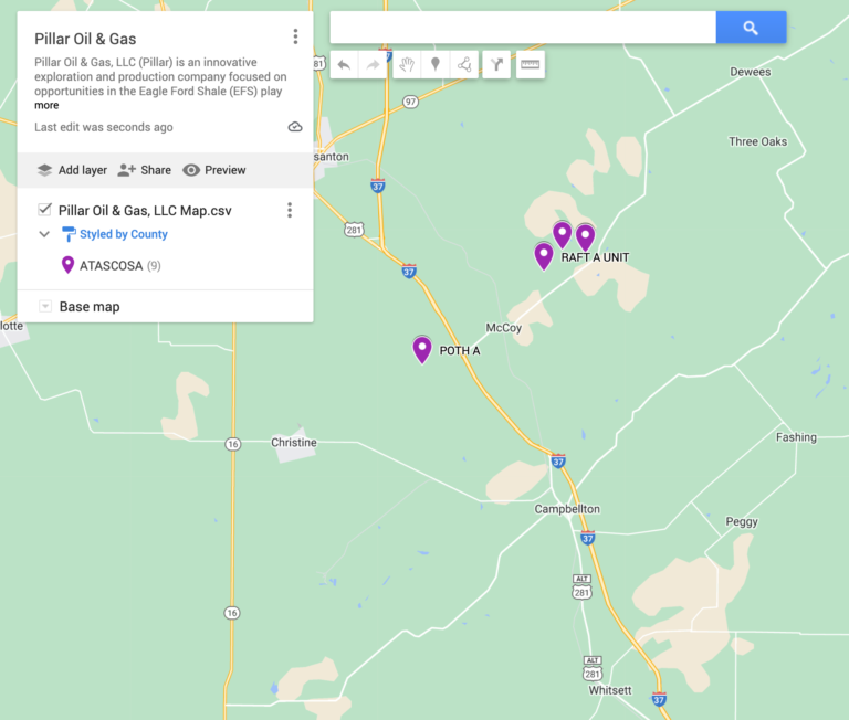 Pillar Oil & Gas – Oil Gas Leads
