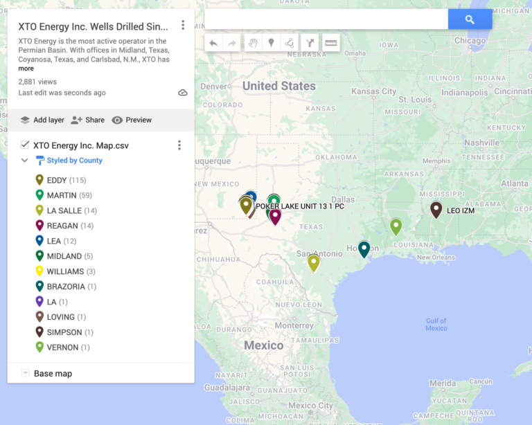 XTO Energy Inc. – Oil Gas Leads