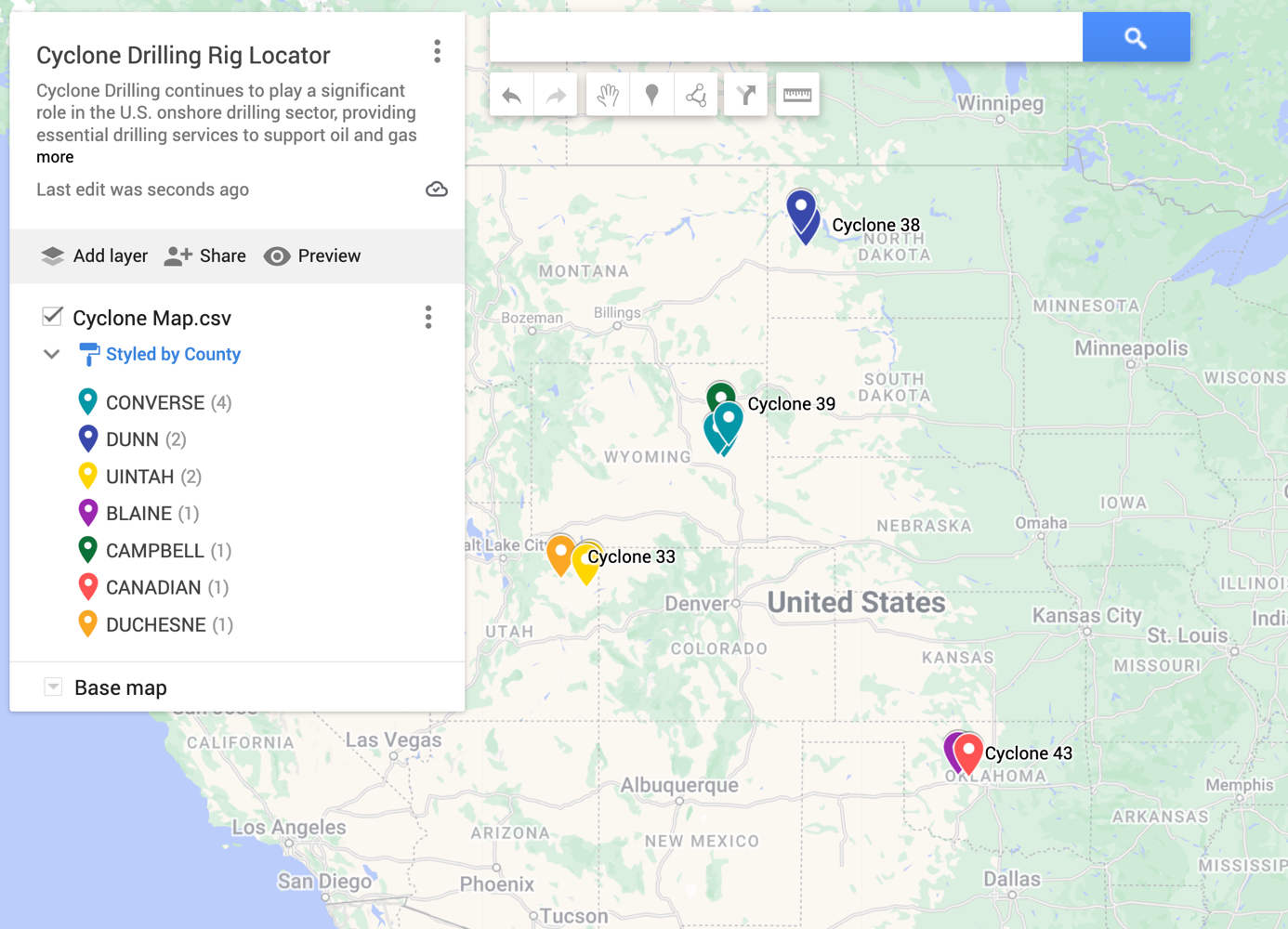 Cyclone Drilling Rig Locator – Oil Gas Leads