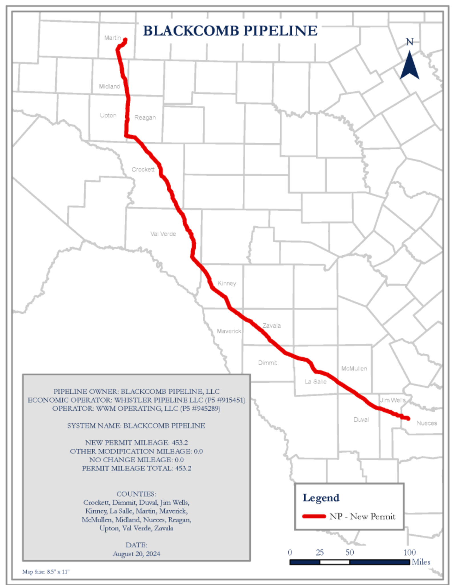 Blackcomb Pipeline assigned permit by The Texas Railroad Commission ...